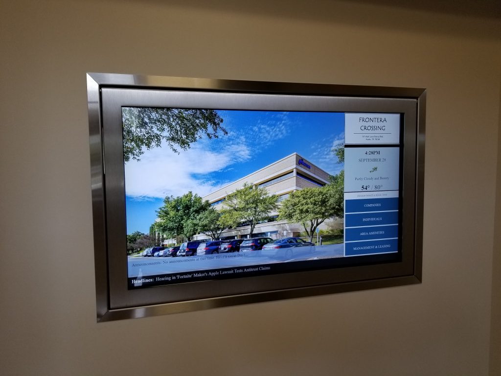 For now: Recessed Digital Directory | Flush-Mount Digital Directory - EDC