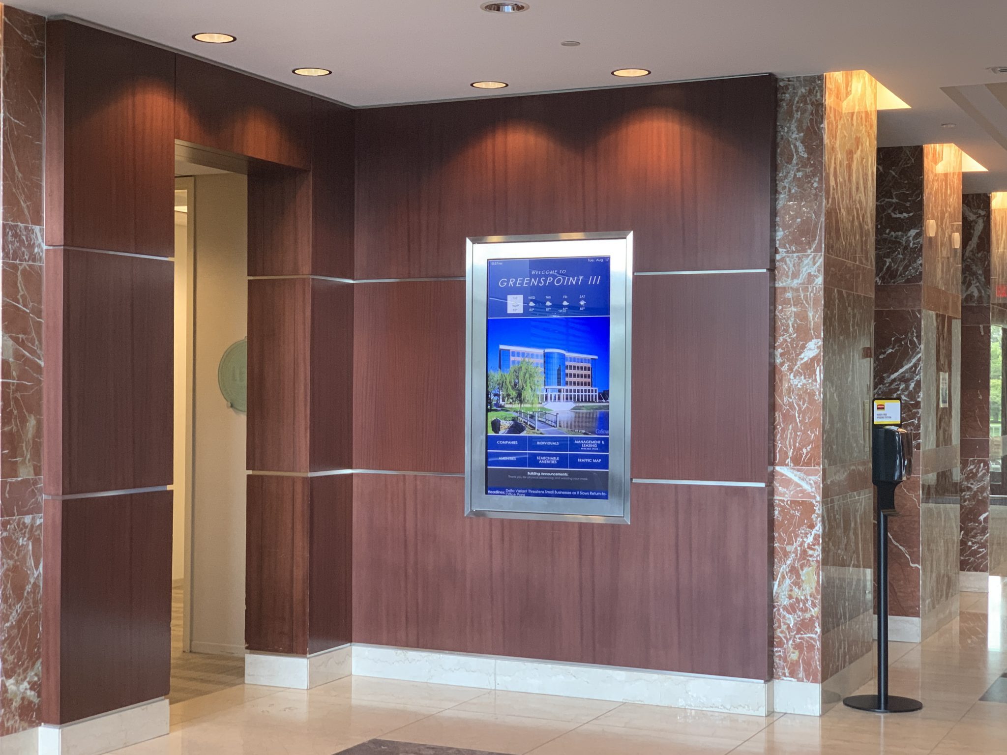 Recessed Digital Directories | Flush-Mount Digital Directory - EDC