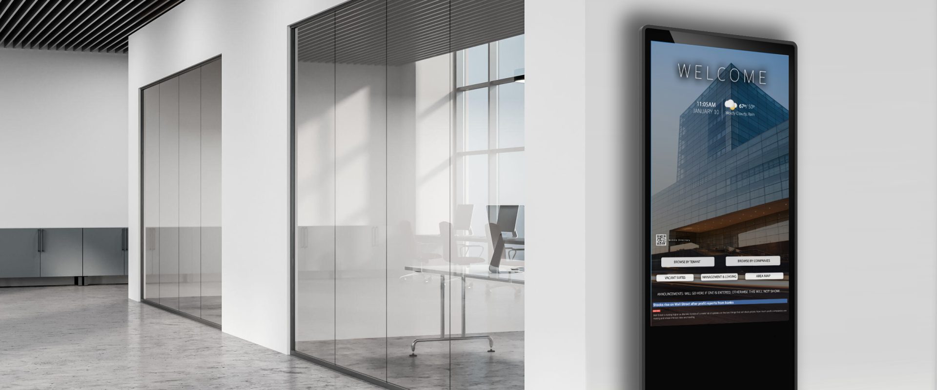 Free Standing Digital Directories | Kiosk Style - EDC