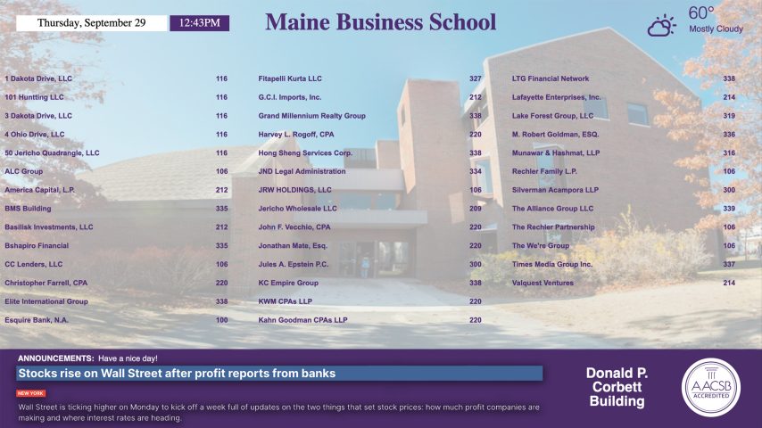 Digital Directory & Wayfinding Solutions - EDC