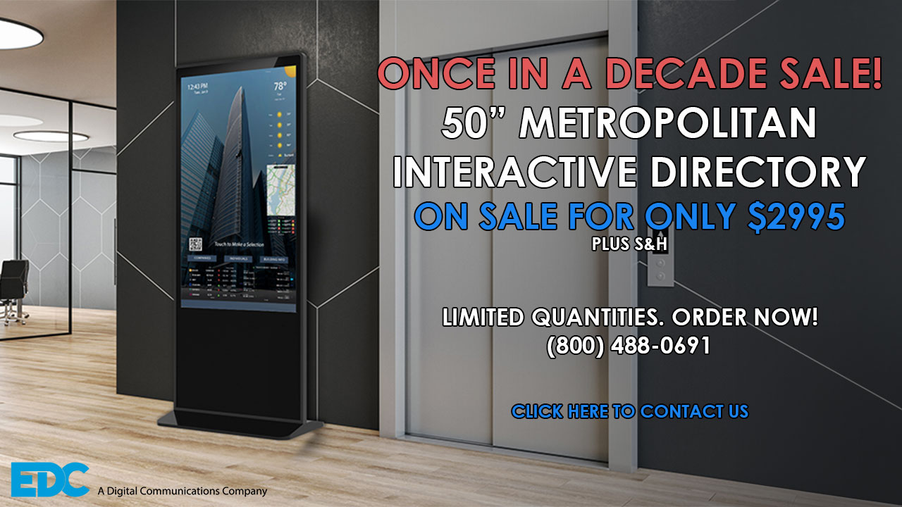 Digital Directory & Wayfinding Solutions - EDC