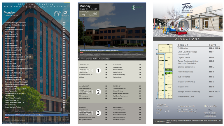 Digital Directories | Building Directory - EDC